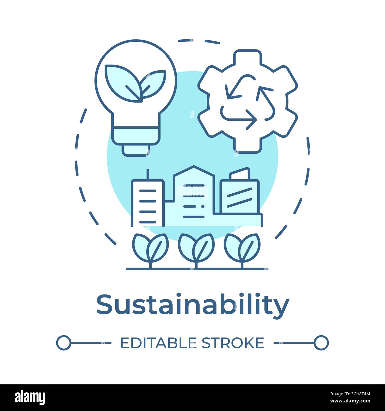 Environmental sustainability business color Cut Out Stock Images ...