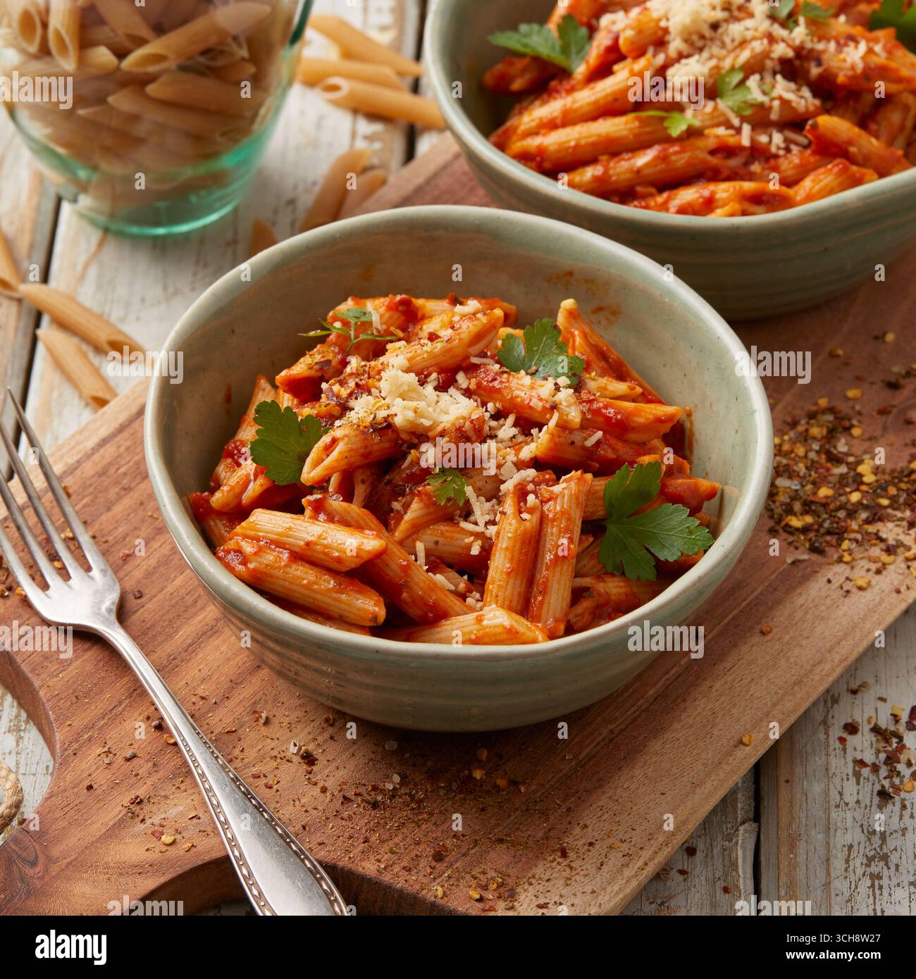 Food classic italian penne hi-res stock photography and images - Alamy