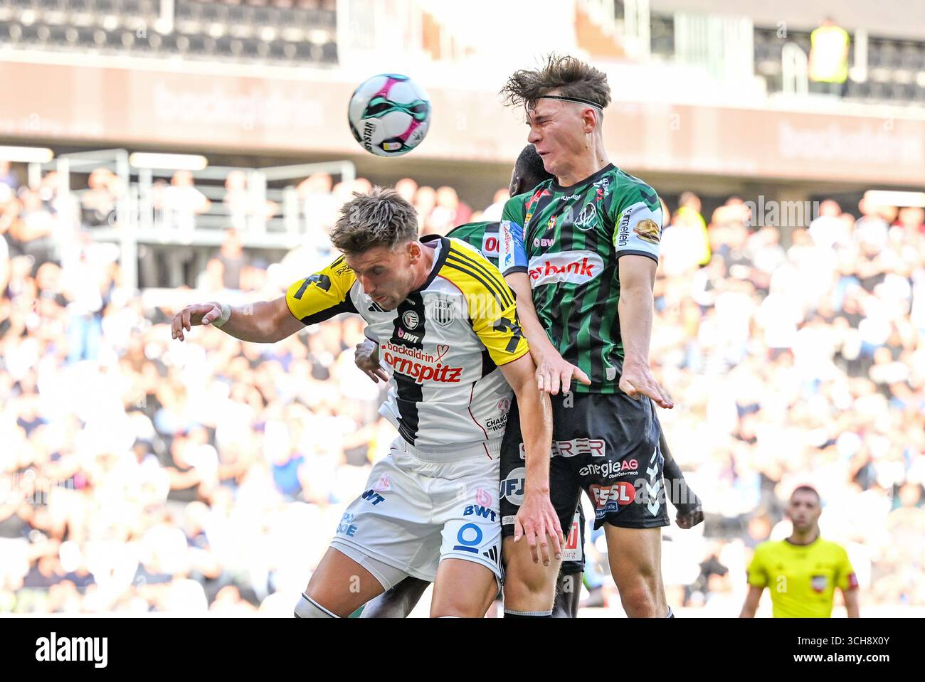 30.08.2025, Raiffeisen Arena Linz, AUT, Admiral Bundesliga, LASK Linz ...