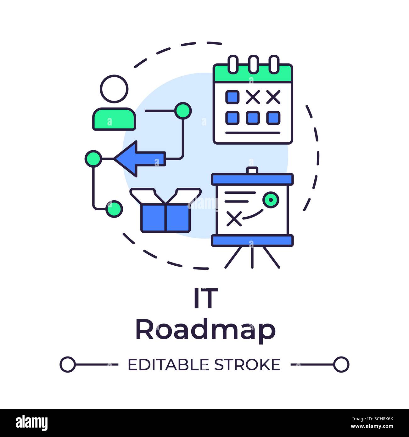 Roadmap transparent Stock Vector Images - Alamy