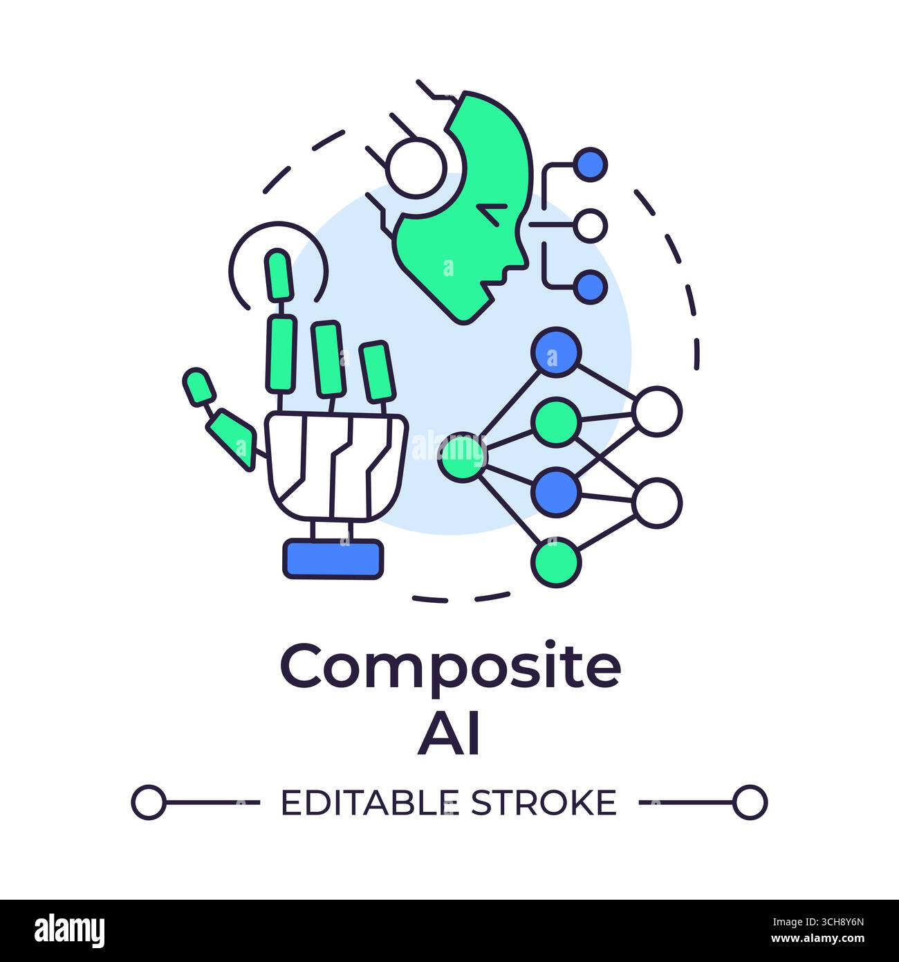 Digital composite image web Cut Out Stock Images & Pictures - Alamy