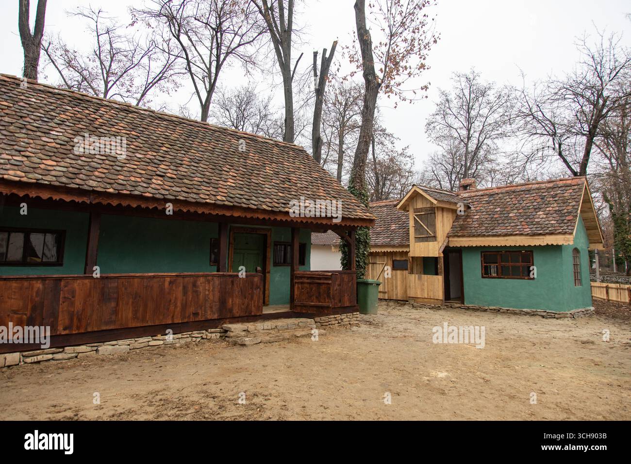 3 January 2024 - Bucharest, Romania: Dimitrie Gusti National Village ...