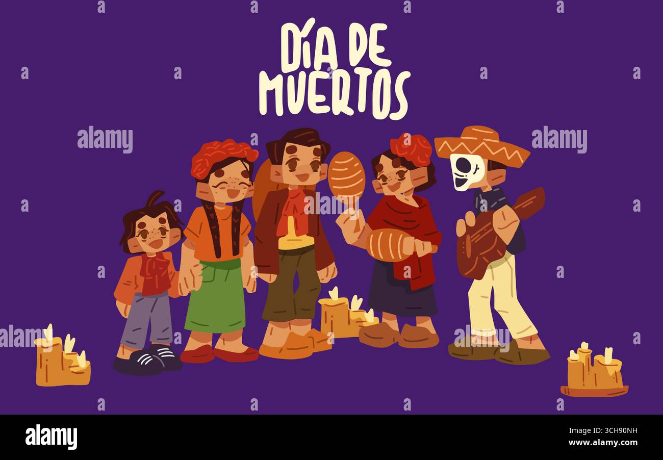 Skeleton scene Stock Vector Images - Alamy