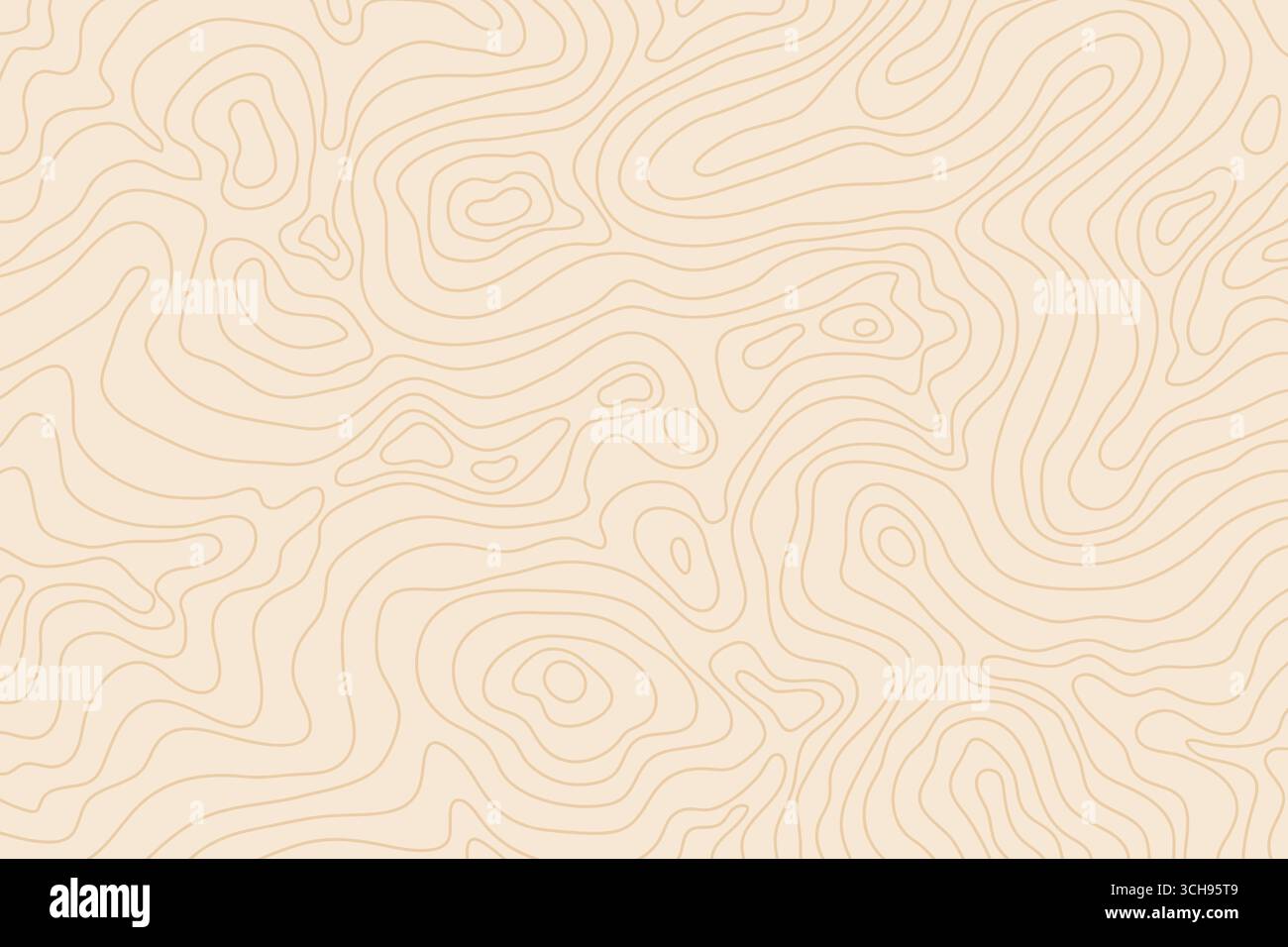 Vintage topographic map background. Beige topographic lines terrain ...