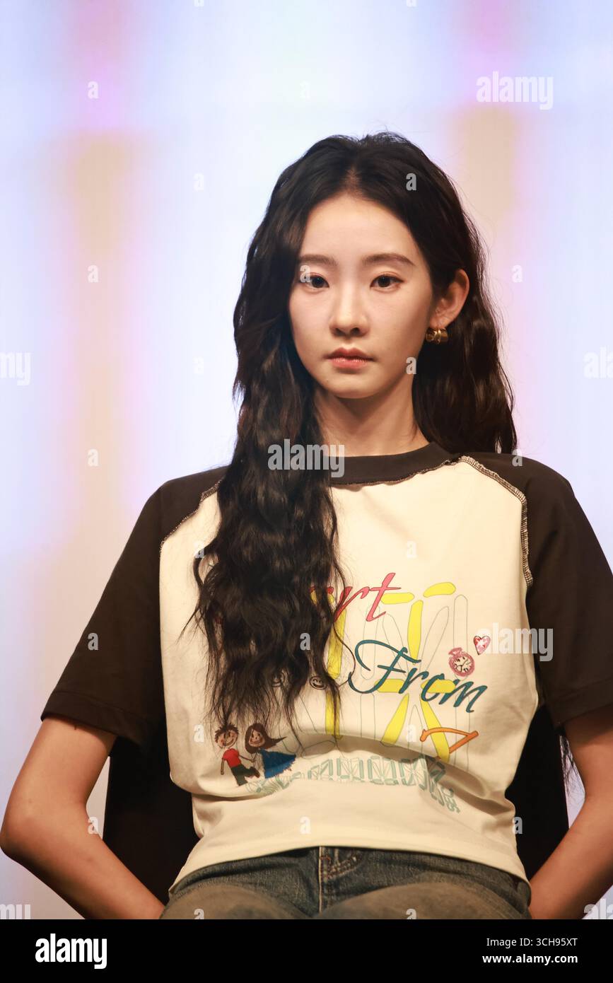 Chinese singer and actress Zhang Yifan attends an activity in Shanghai ...