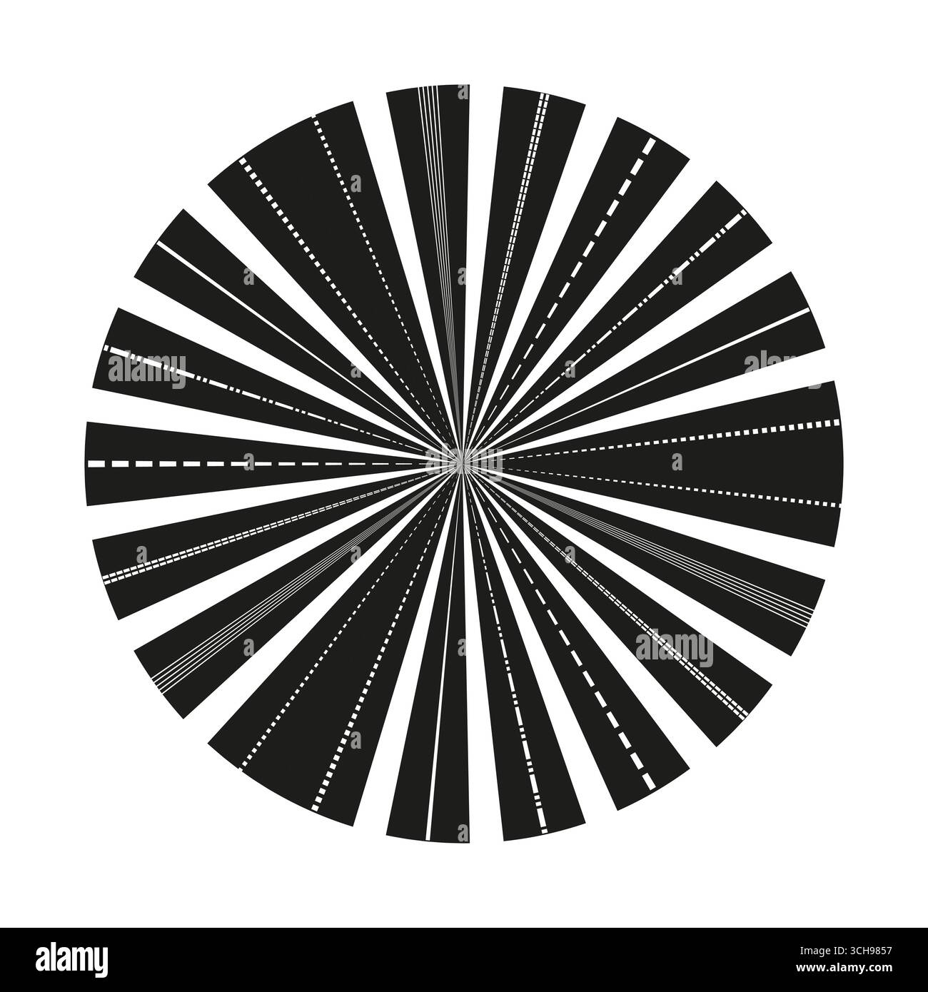 Radial roads Stock Vector Images - Alamy