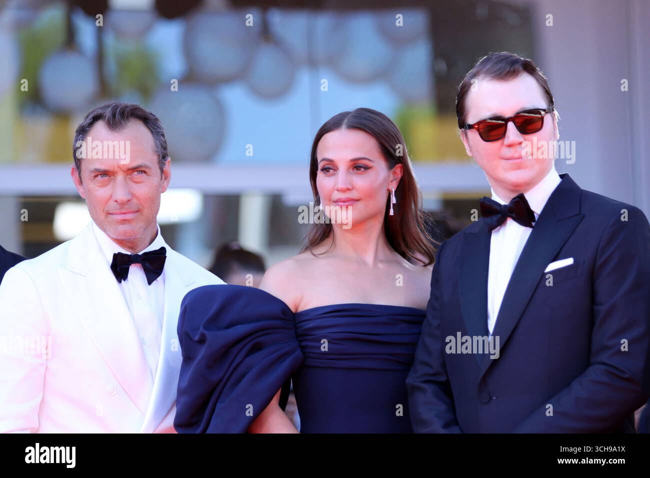 Europe, Italy, Lido di Venezia, August 31, 2025: Jude Law, Alicia ...