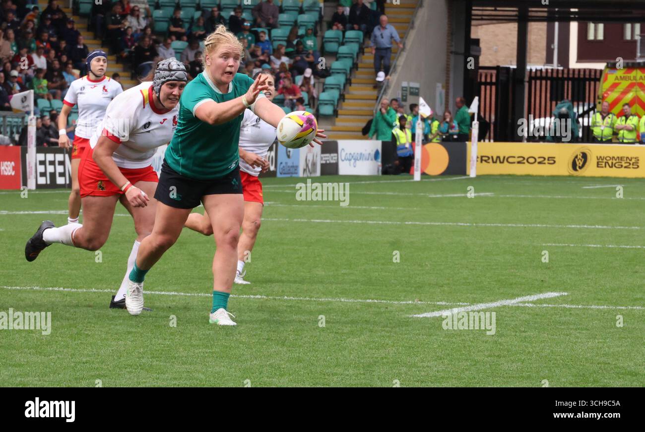 Ireland's Cliodhna Moloney MacDonald (Exeter Chiefs) in action during ...