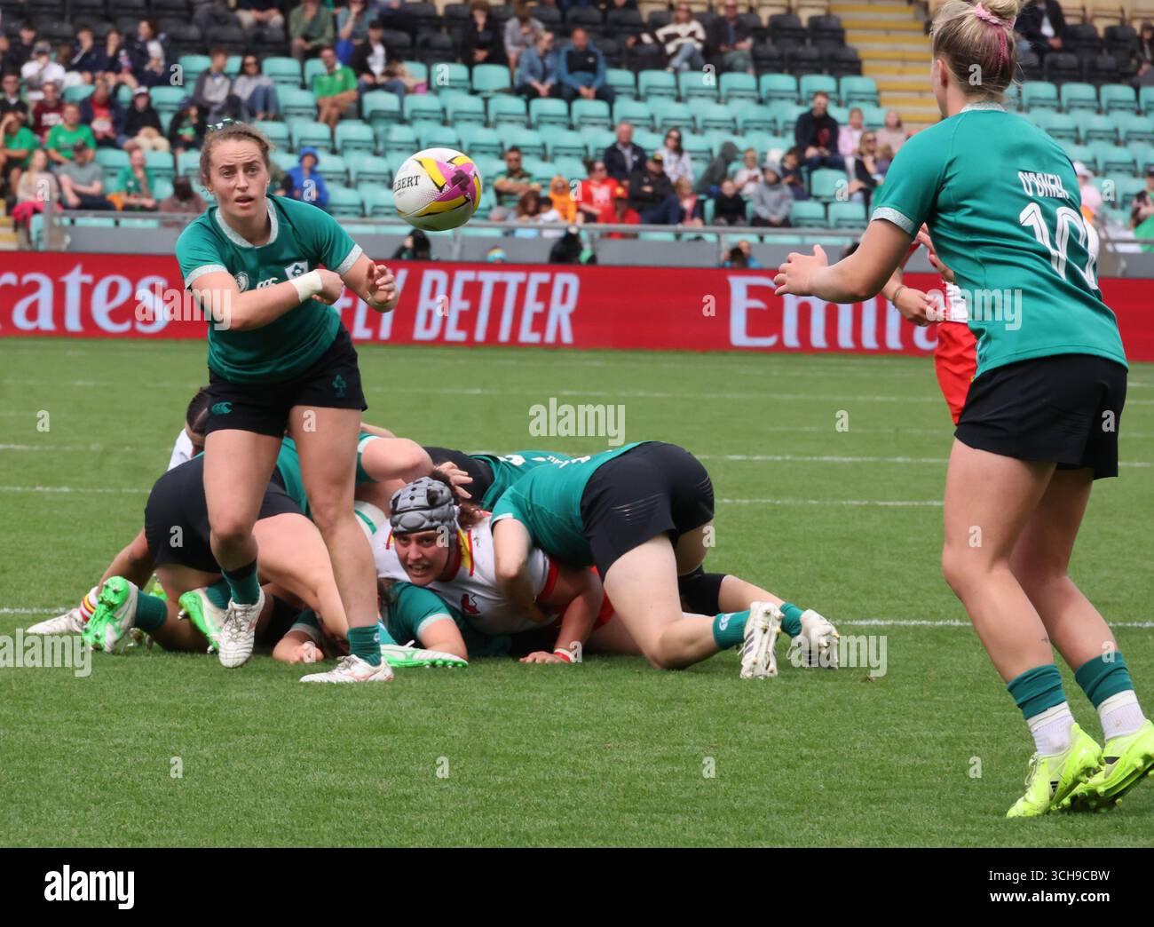 Northampton, UK. 31st Aug, 2025. Ireland's Molly Scuffil-McCabe ...