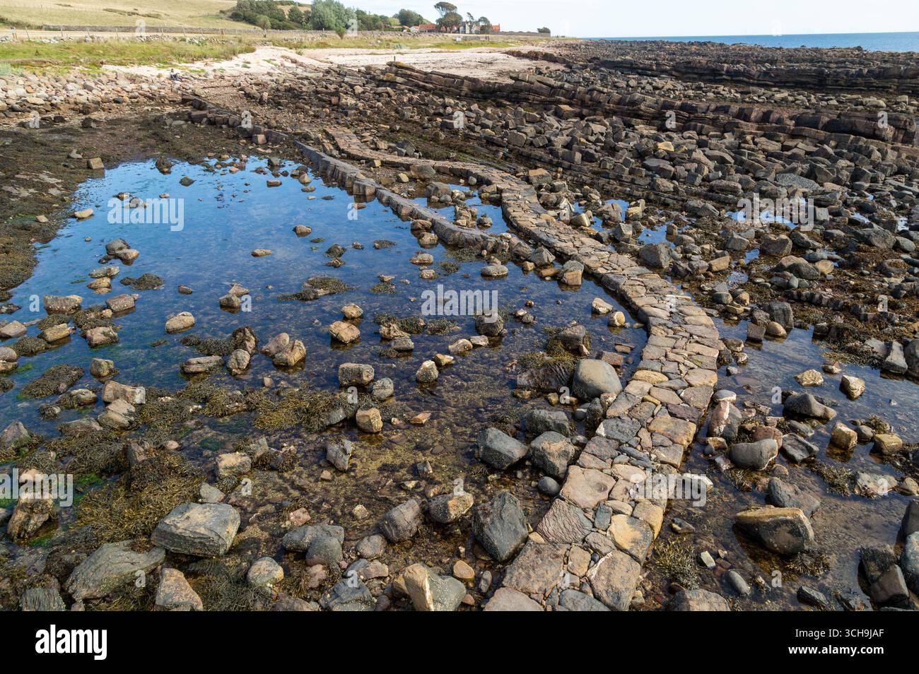The Tideline is a temporary, low-tide art installation on the Fife ...