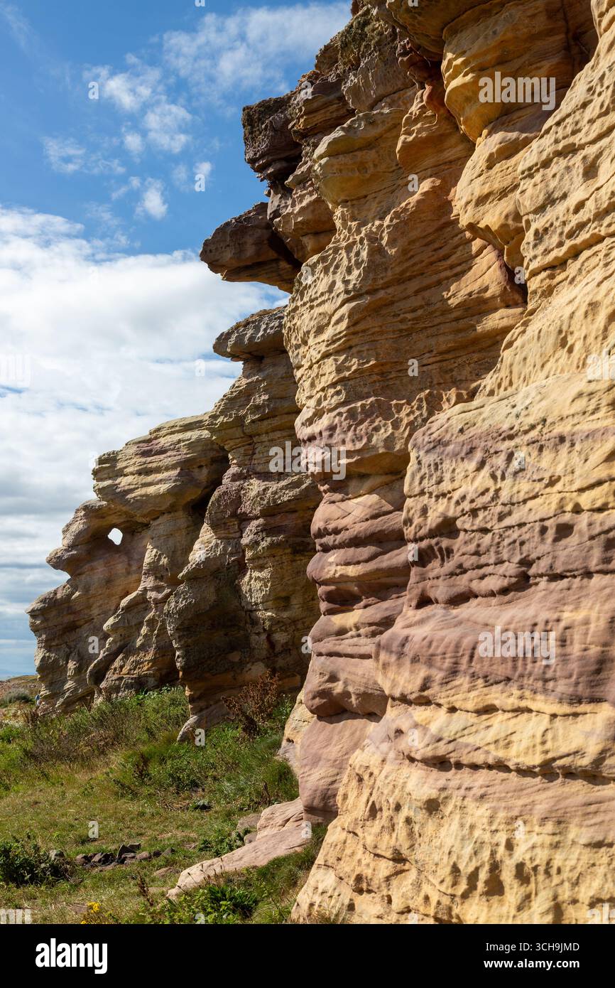 Caiplie Caves - cave system known locally as The Coves, on the Fife ...