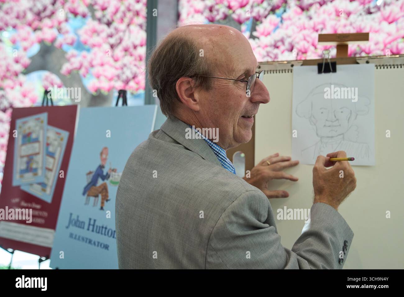 John Hutton, illustrator and professor of art history at Salem College ...
