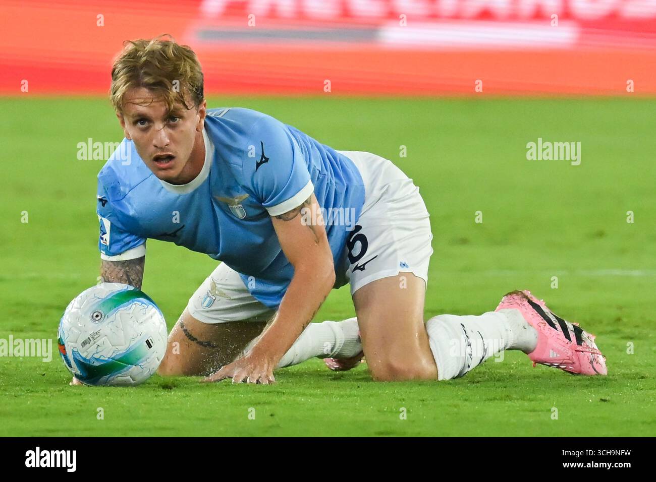 Nicolo Rovella of SS Lazio during the serie A Enilive match between SS Lazio v Hellas Verona at ...