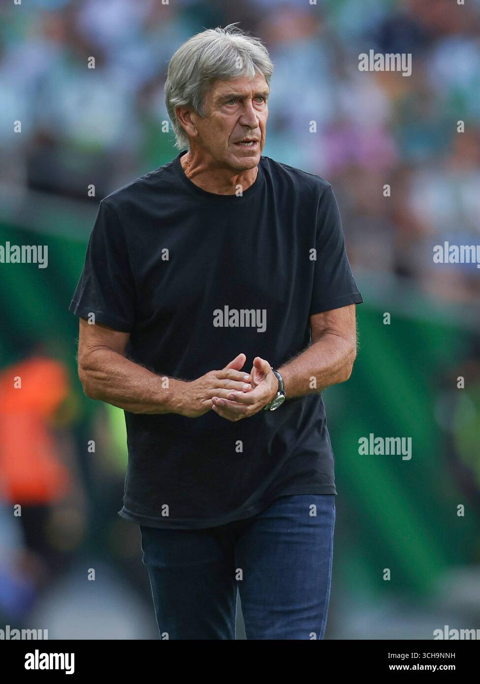 Real Betis head coach Manuel Pellegrini during the La Liga EA Sports ...