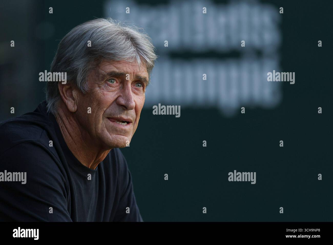 Real Betis head coach Manuel Pellegrini during the La Liga EA Sports ...