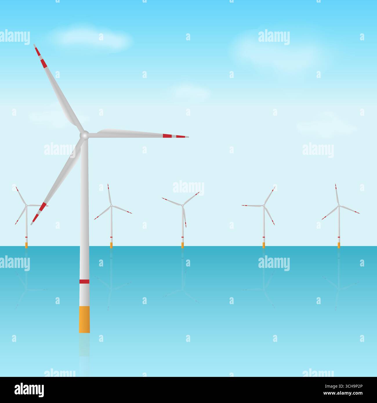 Offshore sustainability Stock Vector Images - Alamy