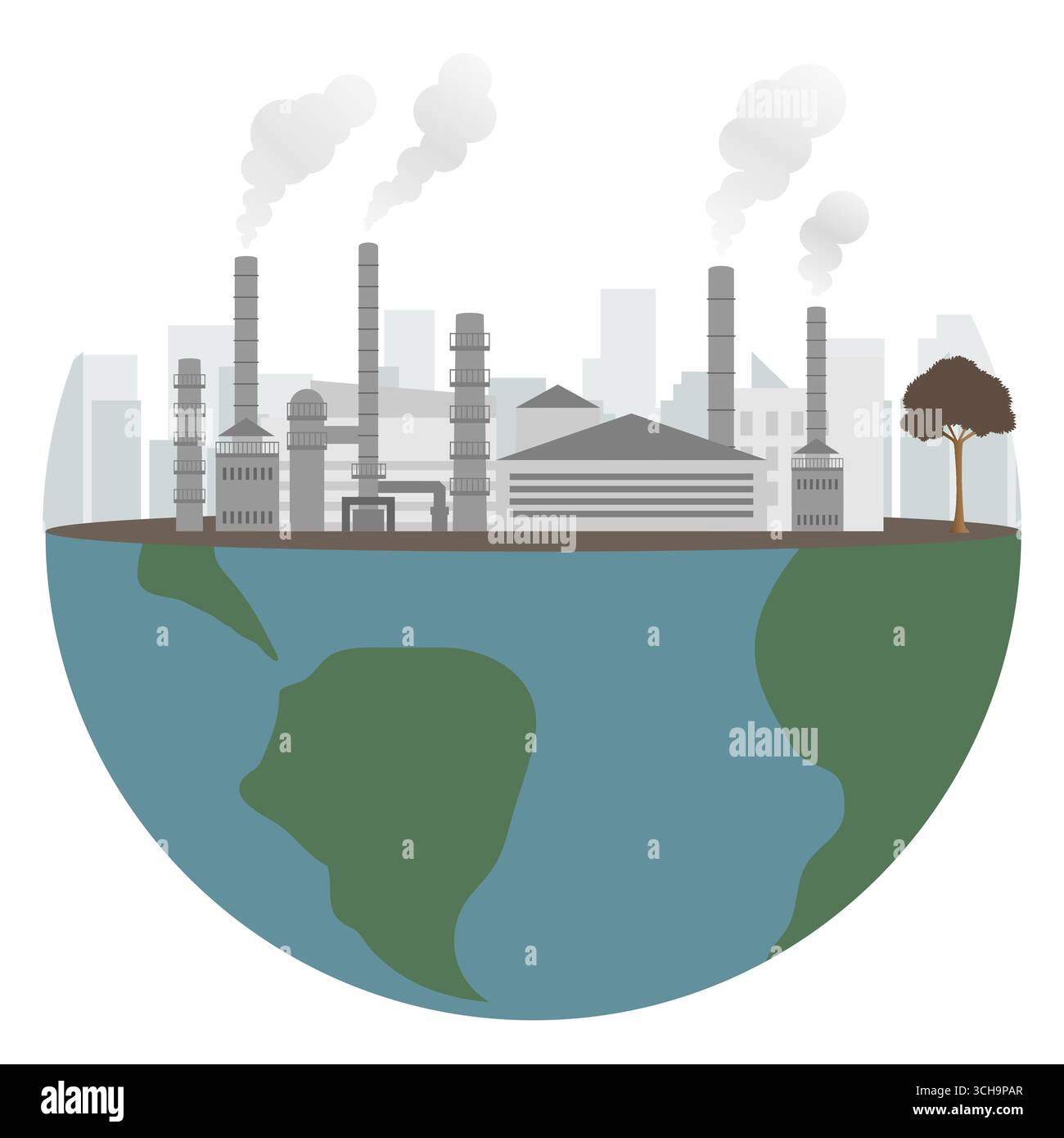 Power pollution Cut Out Stock Images & Pictures - Alamy