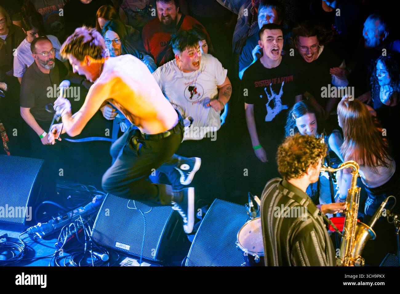 Edinburgh, Scotland. Sun 31 August 2025. English post-punk band ...