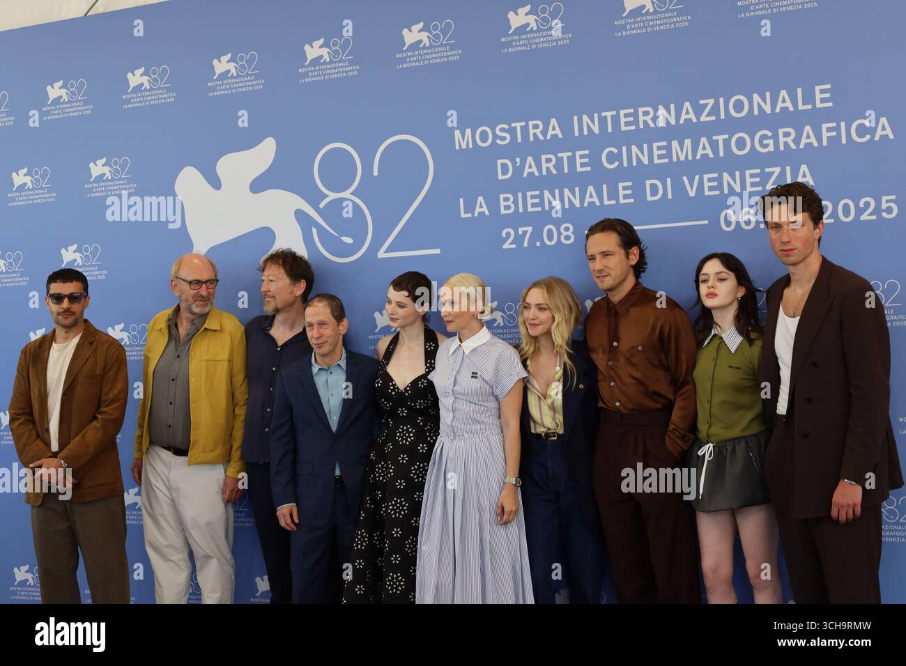 Venice, Italy, 1st September, 2025. Christopher Abbott, David Cale ...