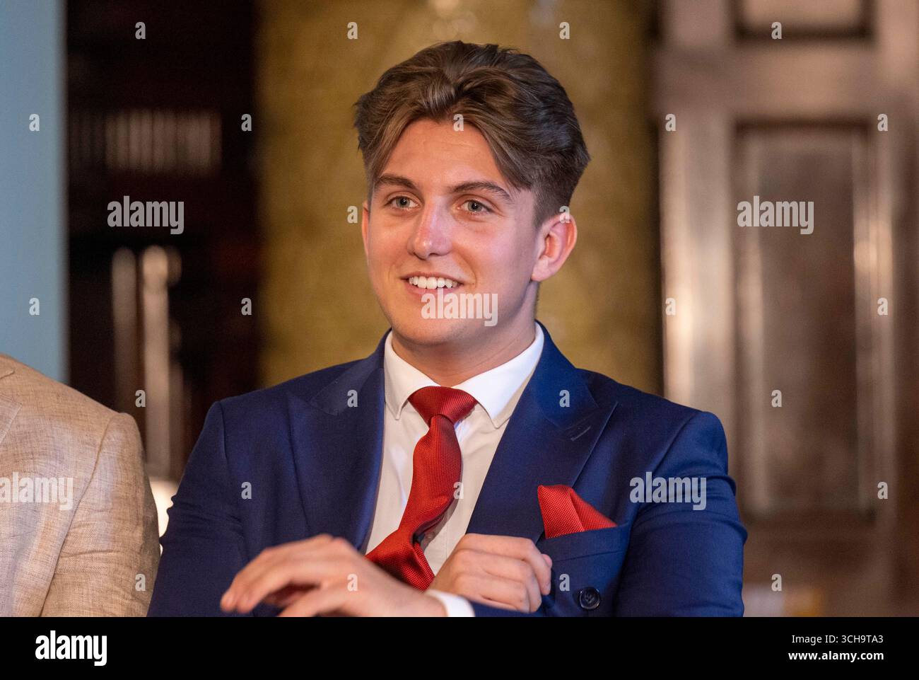 London, UK 1st Sept 2025 George Finch, who at 19 is the youngest ...