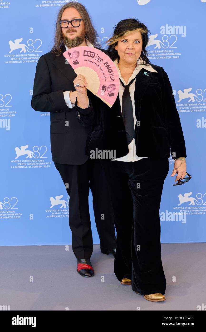 82th Venice Film Festival in Venice, Italy, on August 30, 2025. Iain Forsyth and Jane Pollard ...