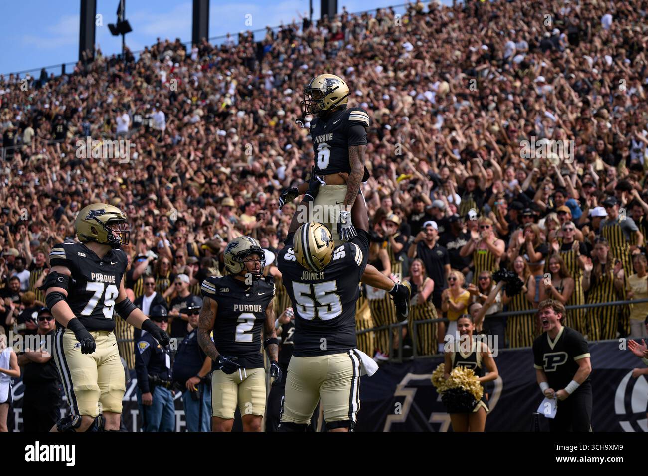 WEST LAFAYETTE, IN - AUGUST 30: Purdue Boilermakers wide receiver Arhmad Branch (6) and Purdue ...
