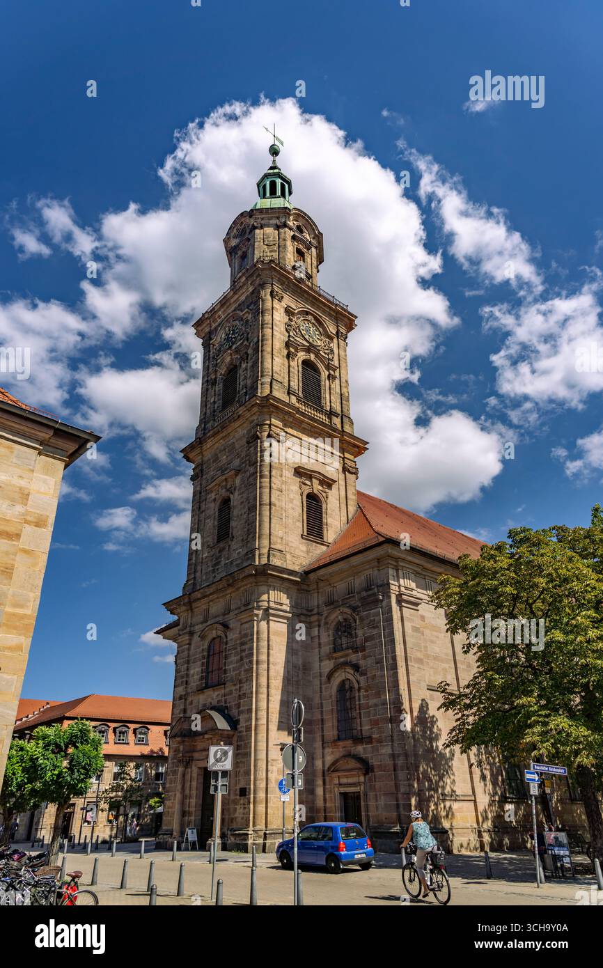 Die Neustädter Kirche in Erlangen , Mittelfranken, Bayern, Deutschland ...
