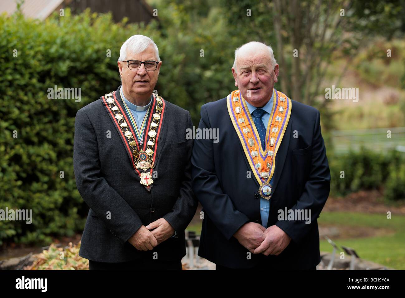 Sovereign Grand Master, Rev William Anderson (left) of the Royal Black ...