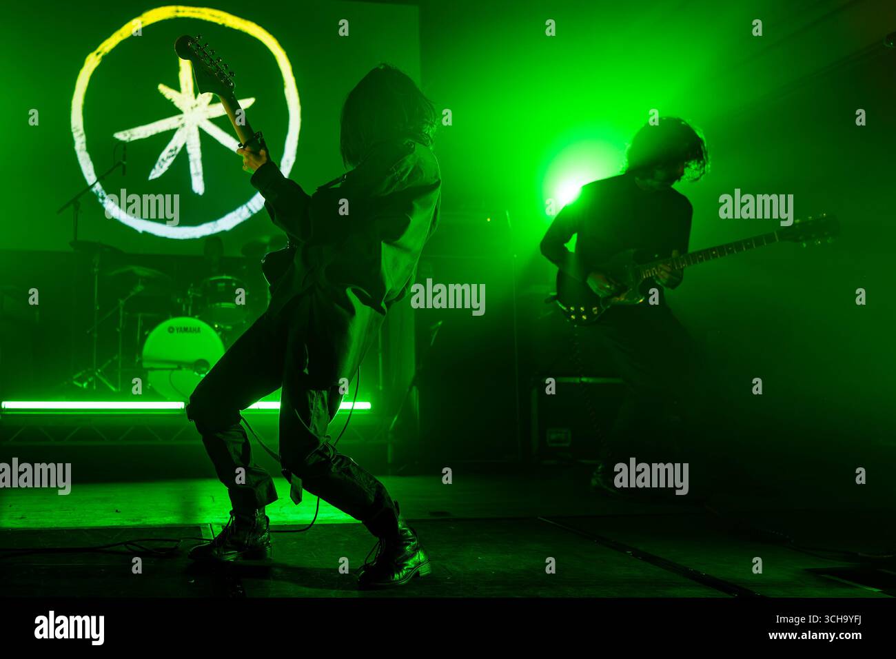 Edinburgh, Scotland. Sun 31 August 2025. English rock band Heartworms ...