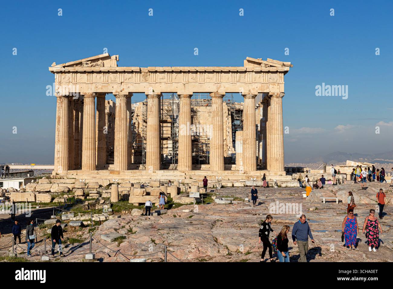 Athens, Greece. The Parthenon on the Acropolis, built between 447 and ...