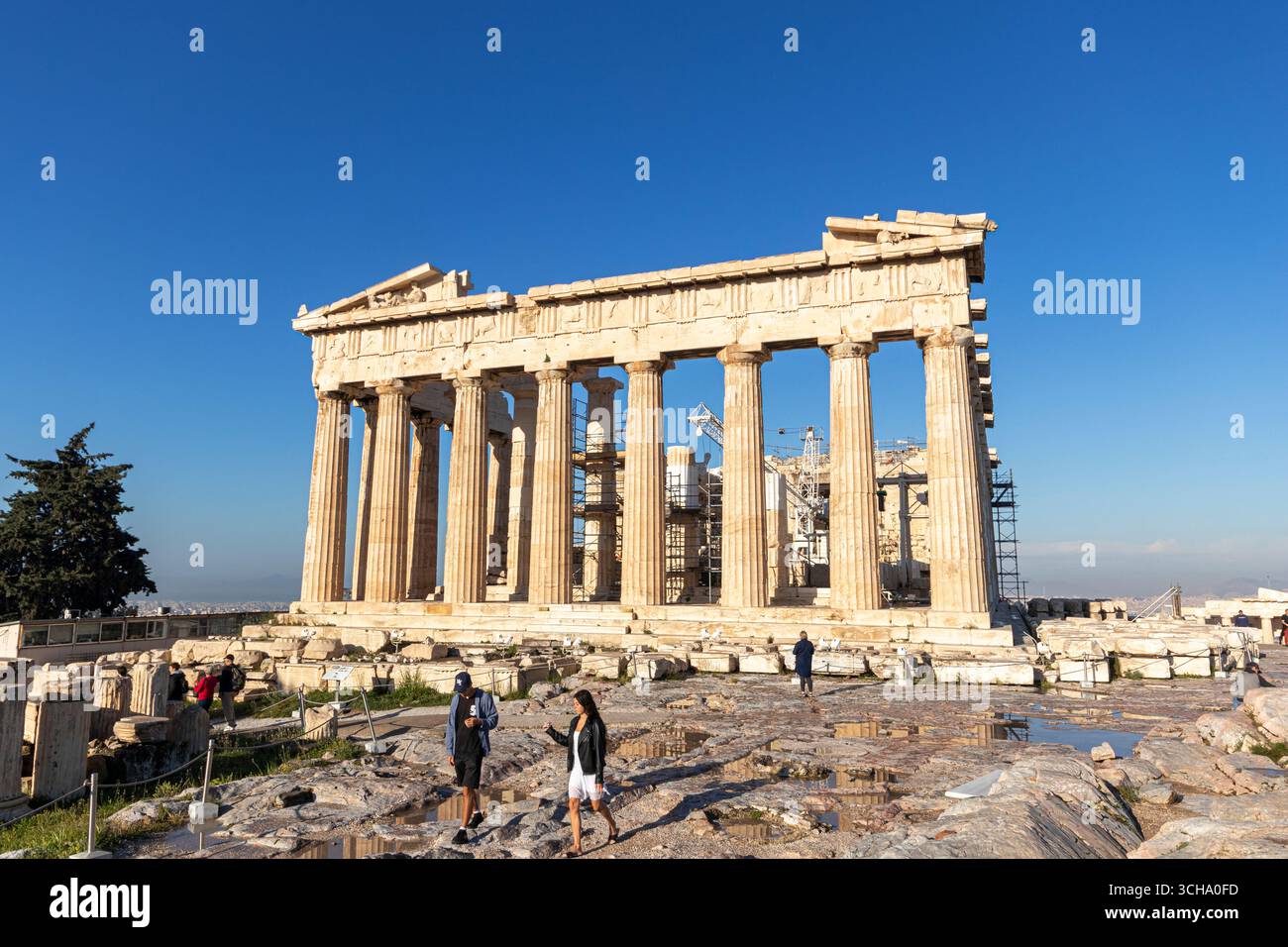 Athens, Greece. The Parthenon on the Acropolis, built between 447 and ...