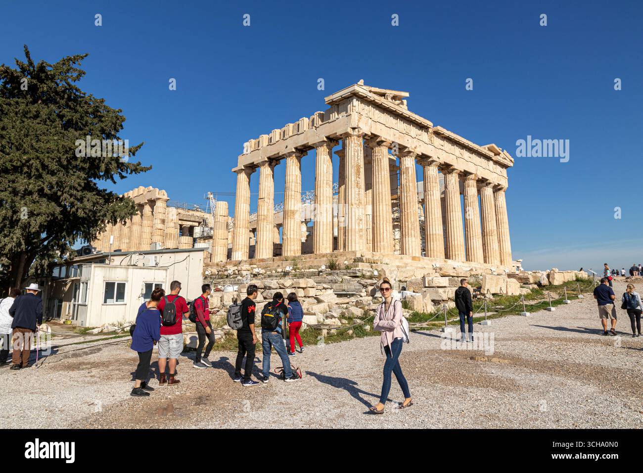 Athens, Greece. The Parthenon on the Acropolis, built between 447 and ...