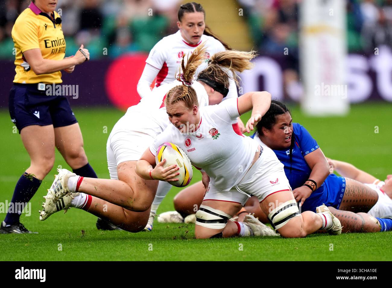England's Abi Burton during the Women's Rugby World Cup 2025 Pool A ...
