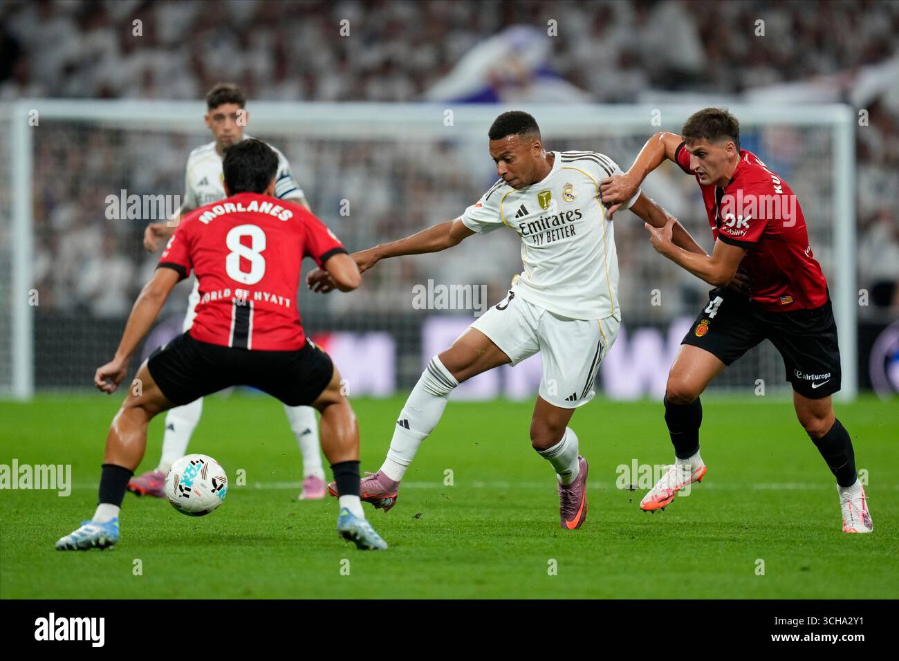 Kylian Mbappe of Real Madrid CF during the La Liga EA Sports match ...