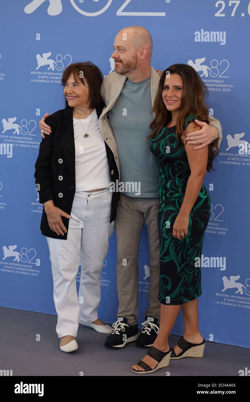 Venice, Italy, 1st September, 2025. Sue Cameron, director Alexandre O ...