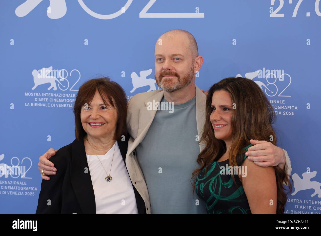 Venice, Italy, 1st September, 2025. Sue Cameron, director Alexandre O ...