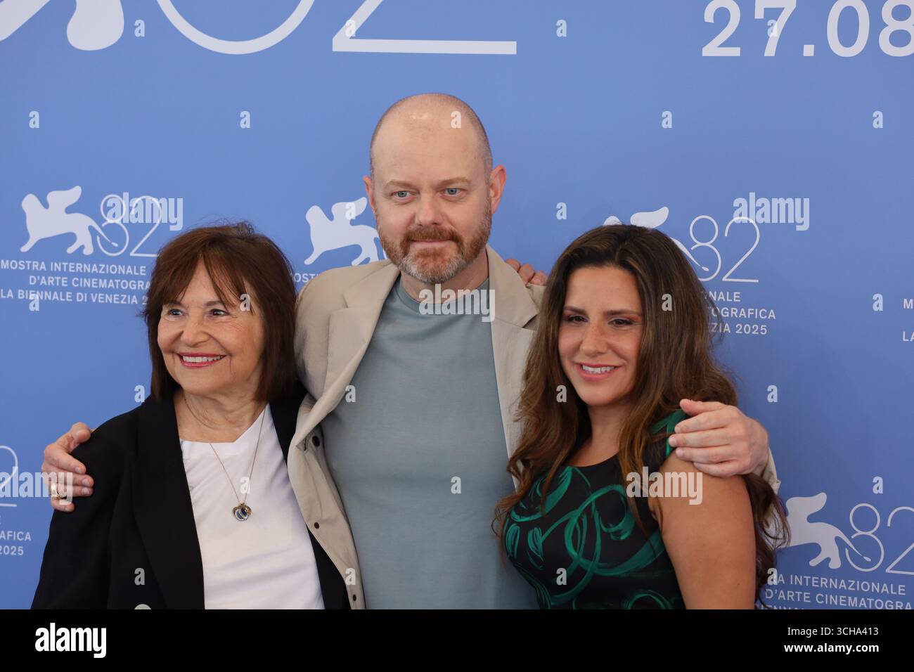 Venice, Italy, 1st September, 2025. Sue Cameron, director Alexandre O ...
