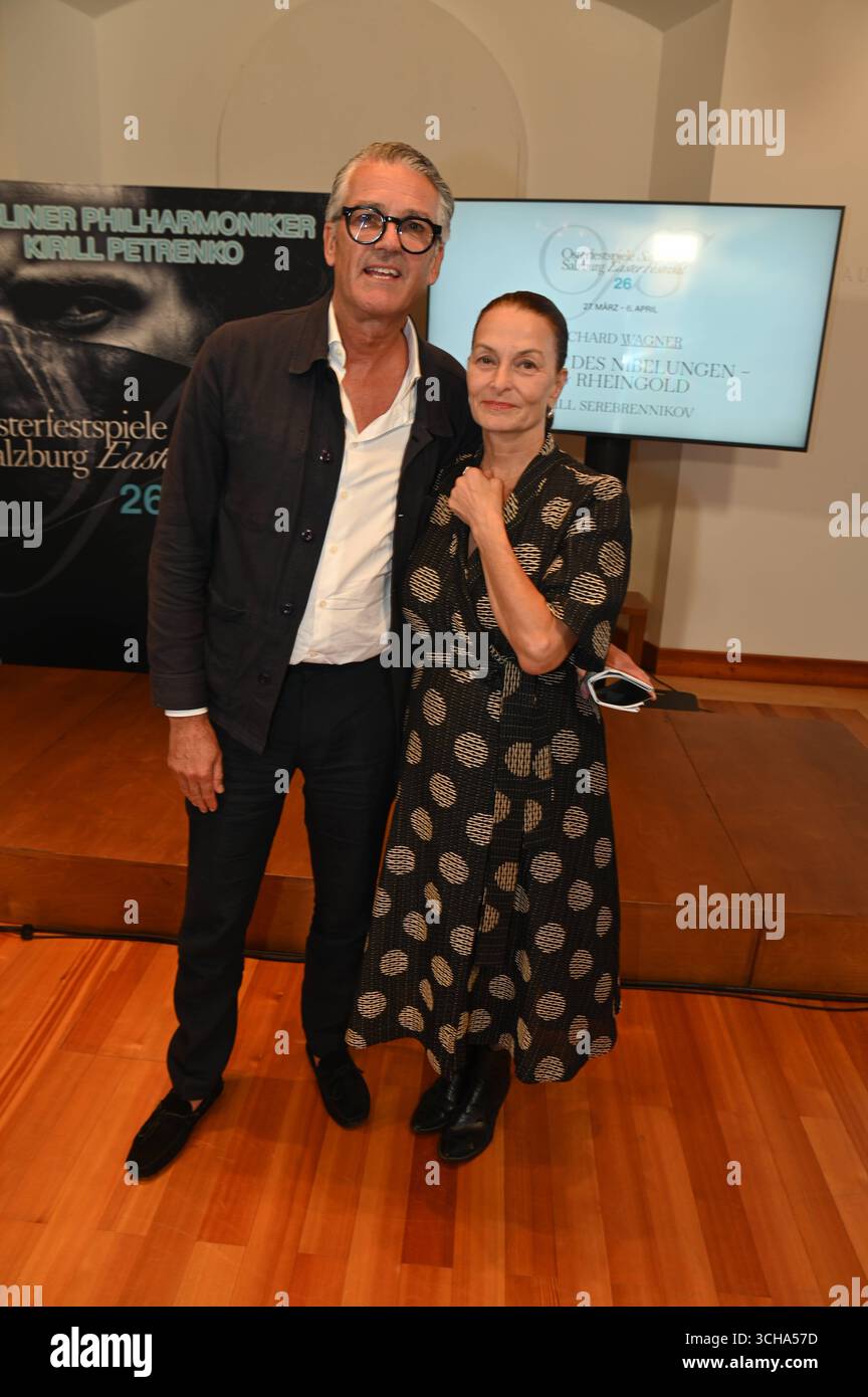 Michael Berger Sandhofer, Präsident des Vereins der Förderer der Osterfestspiele, Arabel von ...