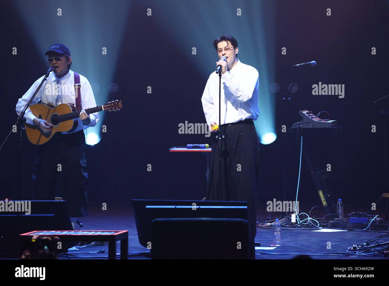 TAIPEI, CHINA - AUGUST 31, 2025 - Taiwanese singer Greg Hsu performs at ...