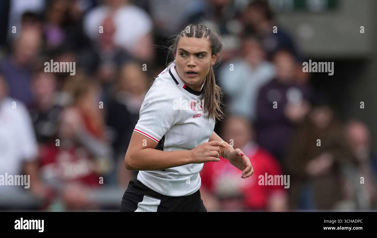 Bryonie King of Wales during the group B match at the 2025 Women's ...