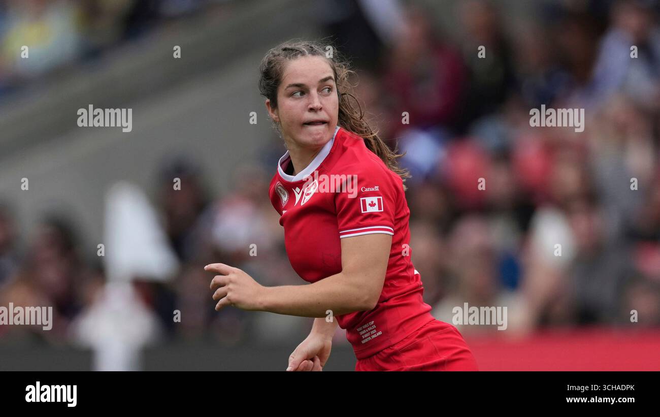 Taylor Perry of Canada during the group B match at the 2025 Women's ...