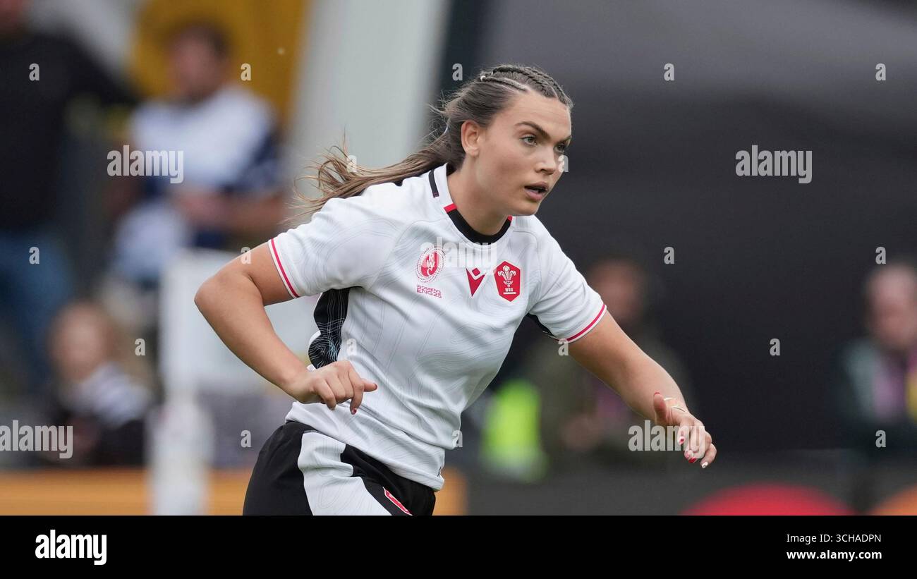 Bryonie King of Wales during the group B match at the 2025 Women's ...