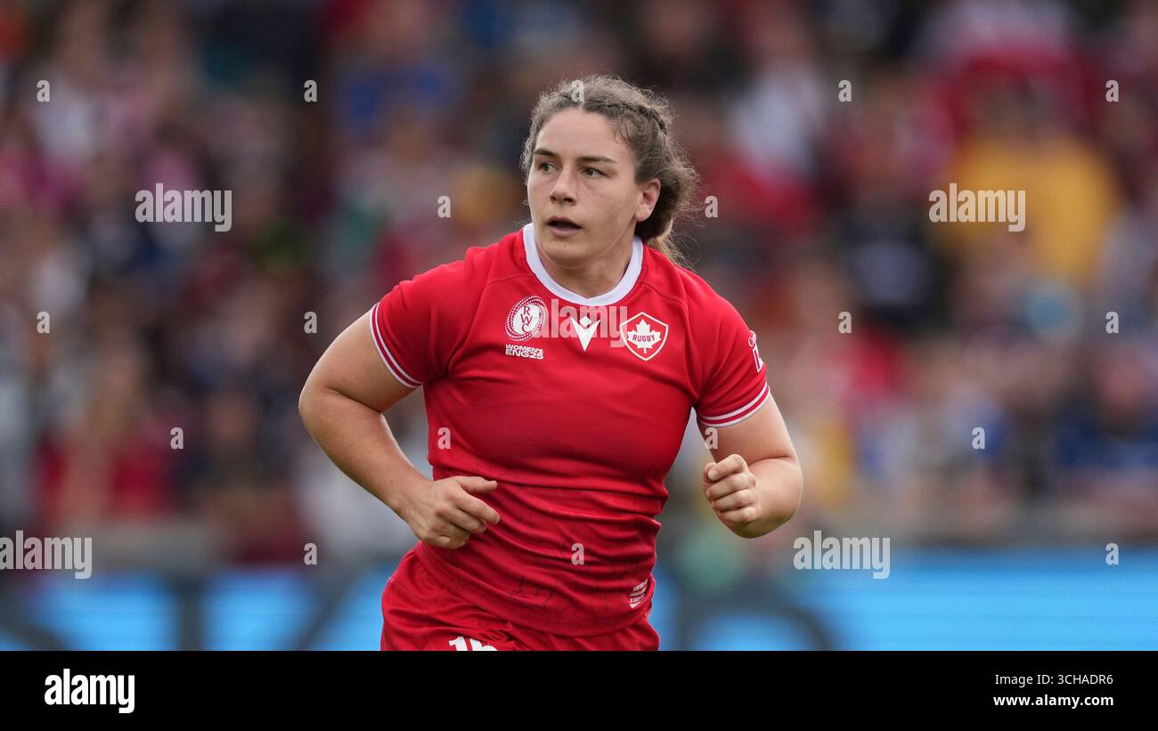 Gillian Boag of Canada during the group B match at the 2025 Women's ...