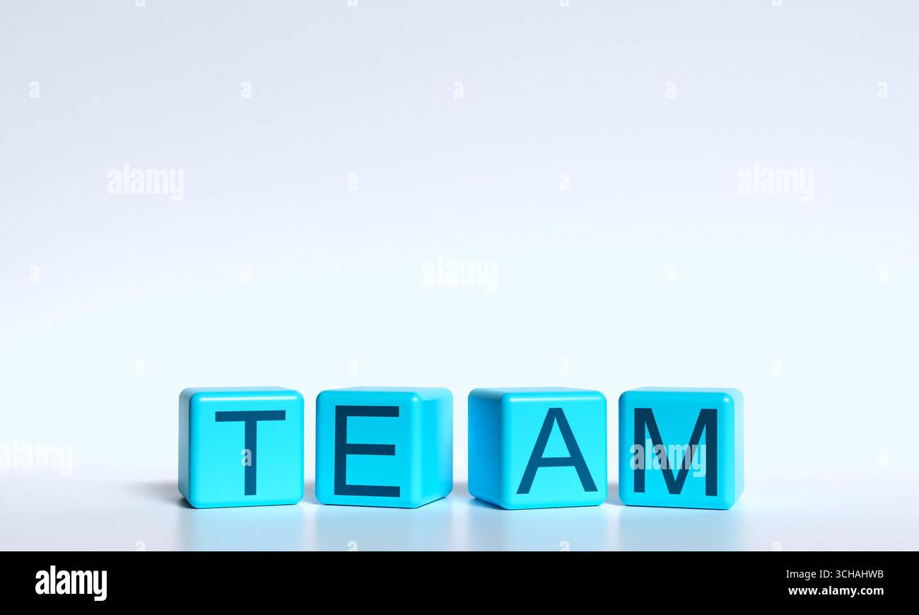 team text font cube block square copy space empty blank teamwork ...