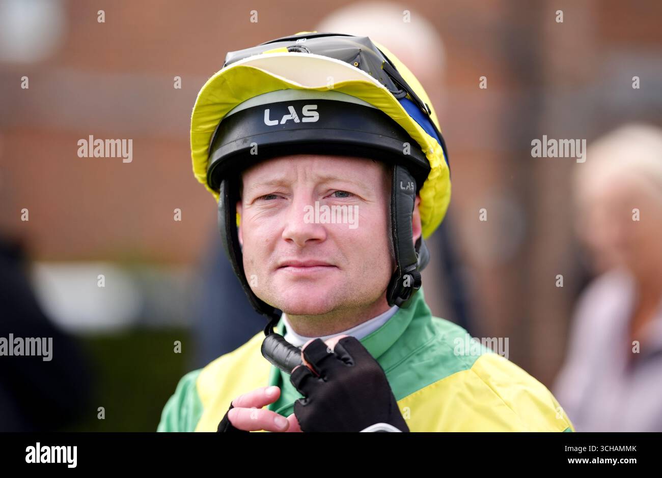 Jockey William Carson at Brighton Racecourse, Brighton and Hove ...