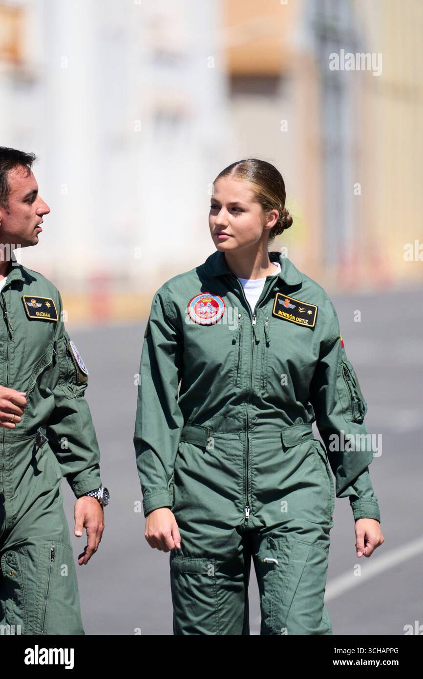 San Javier. Spain. 20250901, Crown Princess Leonor attends her first ...