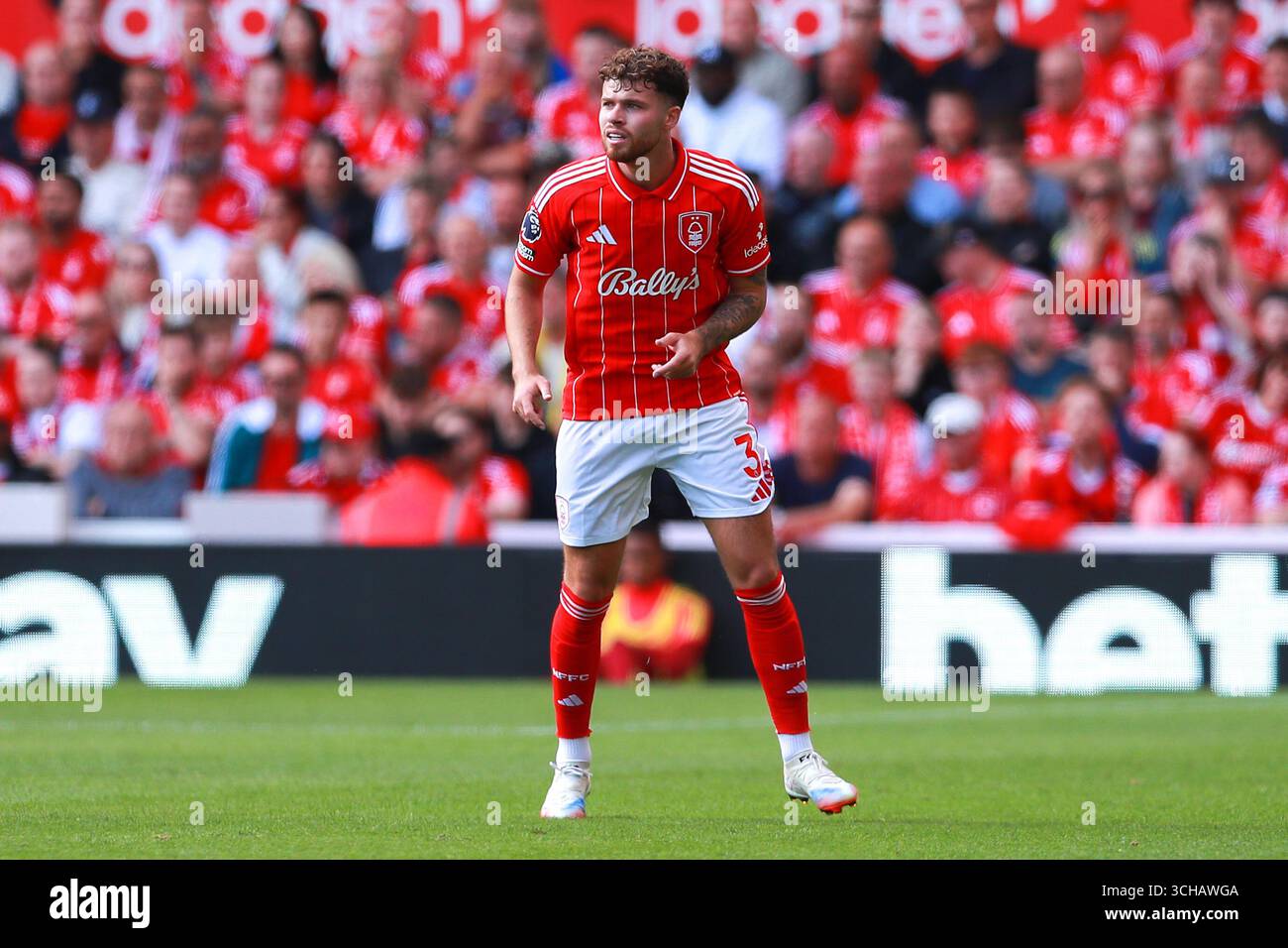 Neco Williams of Nottingham Forest during the Nottingham Forest FC v ...