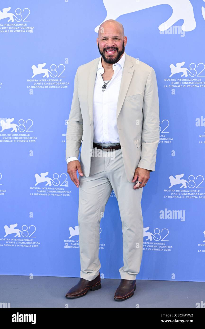 Mark Kerr attending The Smashing Machine Photocall as part of the 82nd ...