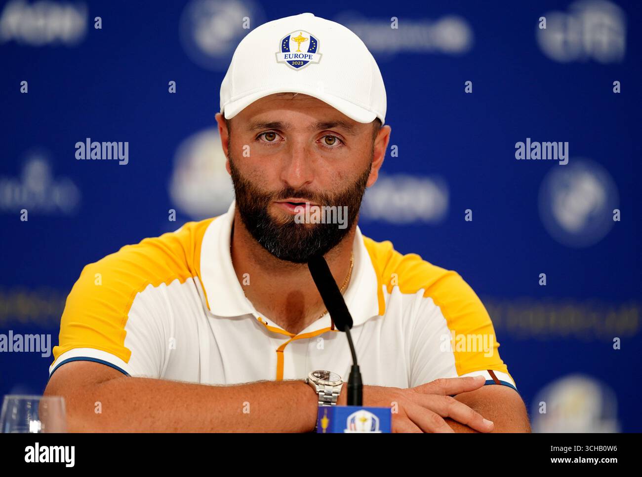 File photo dated 26-09-2023 of Team Europe's Jon Rahm. European Ryder ...