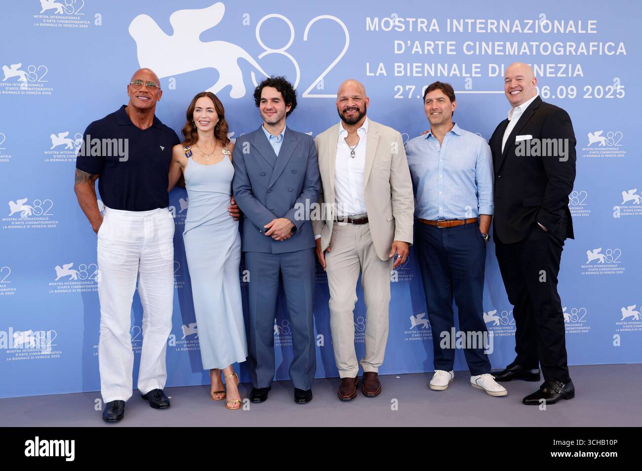 Dwayne Johnson, Emily Blunt, Benny Safie, Mark Kerr, David Koplan und ...